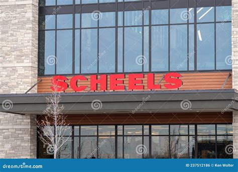 Scheels All Sports Retail Store Exterior Sign And Trademark Logo