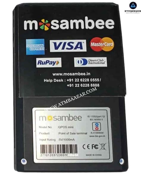 Mosambee Qpos Mini Micro Atm For Jandk Bank Csp Atmbaazar