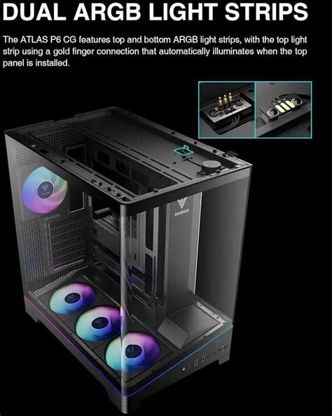 Gamdias Atlas P6 Cg Mid Tower Gaming Pc Mini Itx Micro Atx And Atx