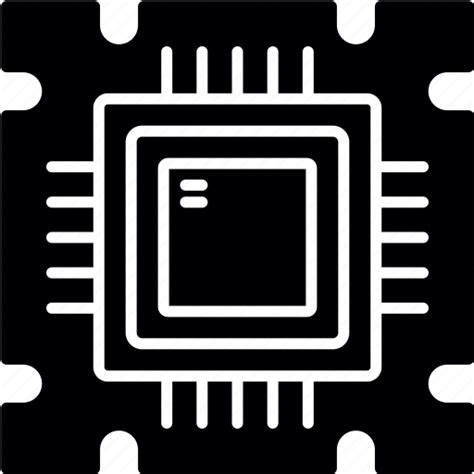 Processor Chip Circuit Microprocessor Motherboard Icon Download On Iconfinder