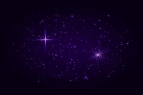 Purple And Black Stars