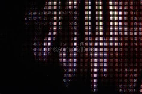 Macro Photography Of A Colorful Oled Display Stock Image Image Of