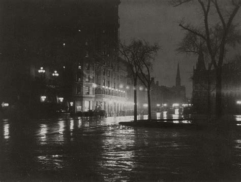Stieglitz Night New York Alfred Stieglitz Memorial Portfolio After