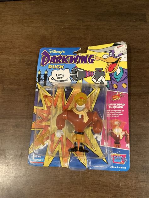 1991 Disney Darkwing Duck Cartoon Playmates Figures Launchpad Megavolt