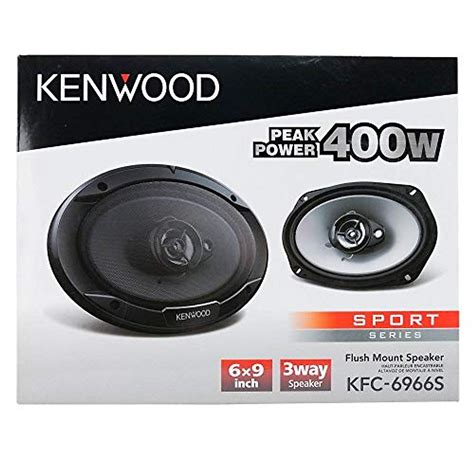 Kenwood Kfc 6966s 3 Way Car Speaker Powerful 400w Audio Upgrade