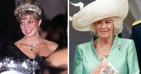 Royal Fans Furious As Camilla Turns Dianas Iconic Necklace Into A