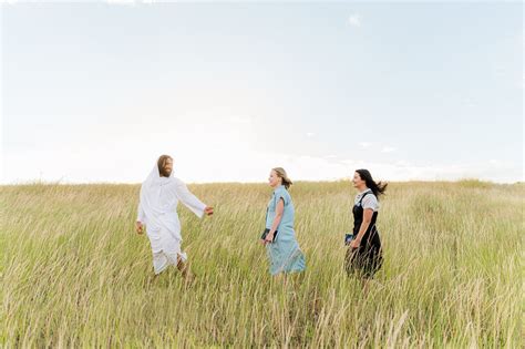 Jesus Christ Lds Missionary Art Sister Missionary With Christ Etsy