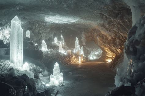 Exploring A Vast Underground Salt Cavern Adorned With Breathtaking