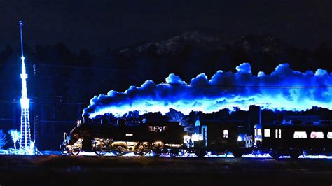 【c11 207】sl大樹＆スペーシアx【c11 325】イルミネーションと花火 4k60p Jnr Class C11 Tobu Line