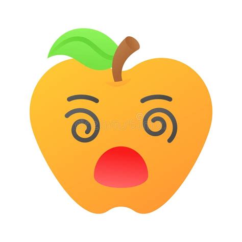 Dizzy Emoji Icon Dizziness Expression Vector Design Stock Illustration