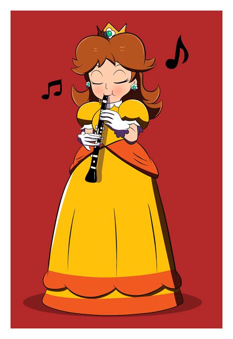 Commission Princess Daisy Clarinettist By Fenrirseven On Deviantart
