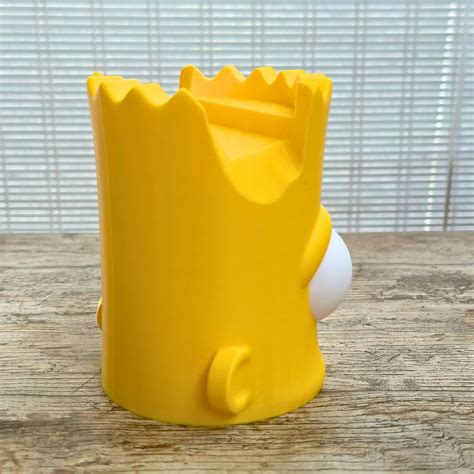 Other Stl Download Bart Simpson Controller Holder Pencil Holderby Aslan3d