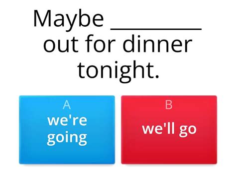 Future Tenses Quiz