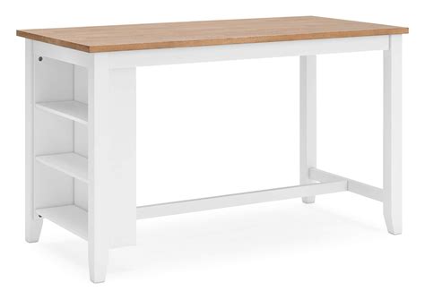 Gesthaven Counter Height Dining Table And 4 Barstools
