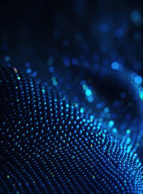 Premium Photo Blue Wallpaper With A Blue Background And A Digital