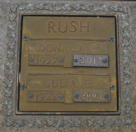 Donald Charles Rush 1927 2017 Find A Grave Memorial