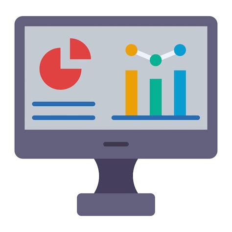 Premium Vector Analytic Icon