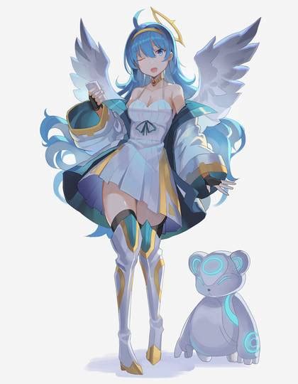 水色の天使ちゃん Kuro