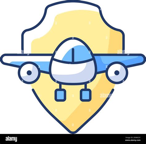 Aviation Safety Rgb Color Icon Stock Vector Image And Art Alamy