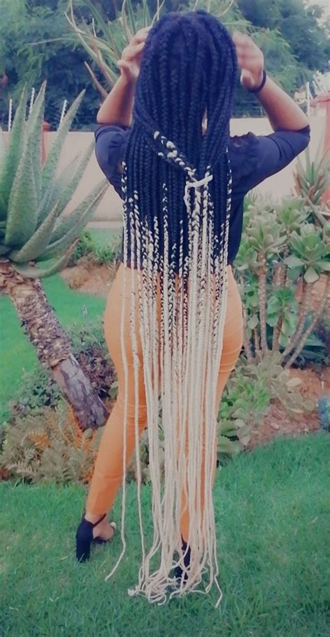 Ankle Length Box Braids Box Braids Long Box Braids Blonde Braids