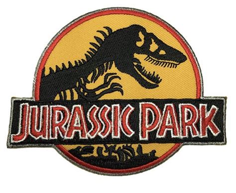 Jurassic Park Patch Embroidered Patches Jurassic Park Jurassic Park