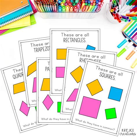 Classifying Quadrilaterals Chart