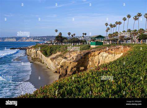 Coastline Showing At Point La Jolla From Ellen Browning Scripps Park In