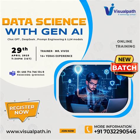 Data Science With Generative Ai Online New Batch Harik Visualpath