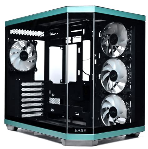 Ease Ec124b Pro Cube Pc Case With 4x Argb Fans Black Amd House Pc