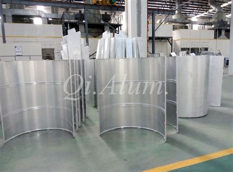 New Design Perforated Wave Curved Aluminum Panel Cladding Screen