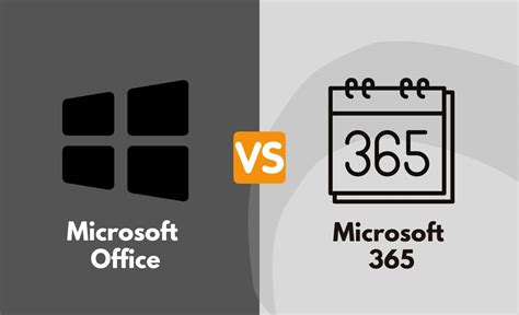 Microsoft Office Vs Microsoft 365 Whats The Difference With Table