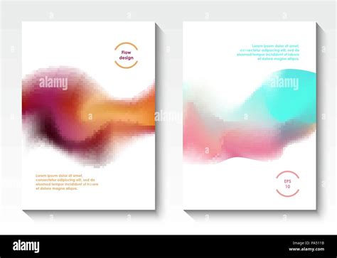 Flow Design Vector Covers Stock Vector Image And Art Alamy