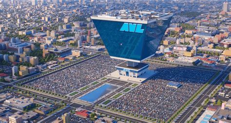 This Enormous Car Park For Avl Headquarters [despicable Me 4] R Fuckcars