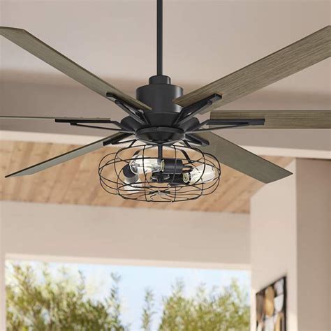 Outdoor Ceiling Fan With Cage