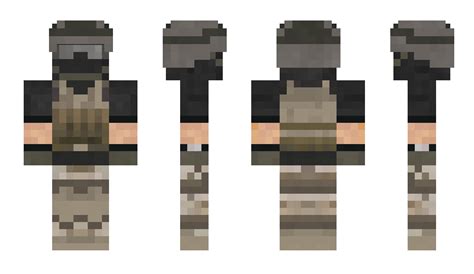 Soldier15 скин Minecraft по нику 64x64 Steve