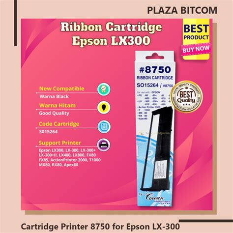 Jual Cartridge Printer 8750 Compatible For Epson Lx 300 Bitcom Plaza