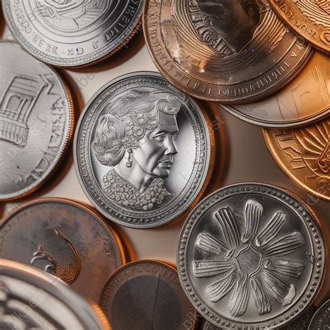 Metallic Coins And Currency Poster Backgrounds  Free Download