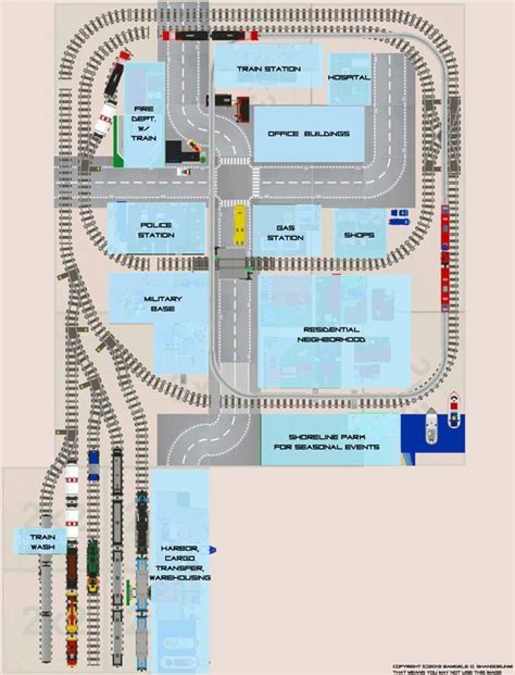 My Lego City And Train Layout First Public Concept Lego City Projets
