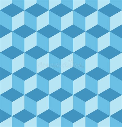 Seamless Cubic Pattern Abstract Geometric Low Poly Background Stylish