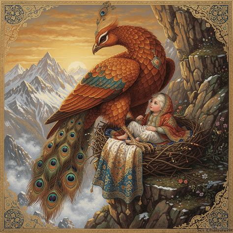 Simurgh The Magnificent Bird Of Persian Mythology Mythical