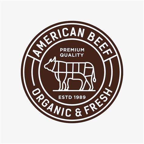 Premium Vector Beef Vector Logo Illustration