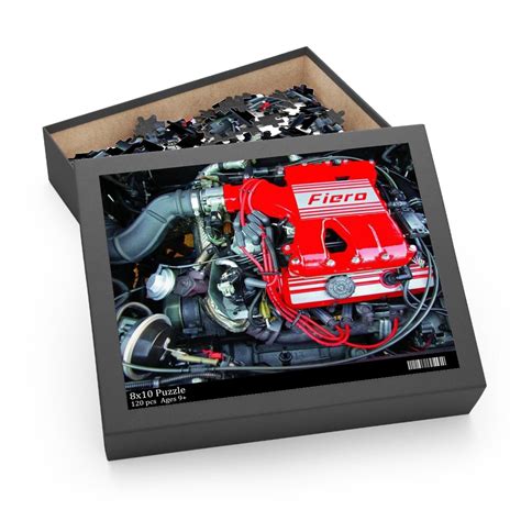 Pontiac Fiero Gt Engine Bay Puzzle 120 252 500 Piece Etsy