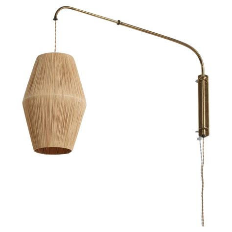 Italian Designer Wall Light Brass String Italy 1940s For Sale At 1stdibs