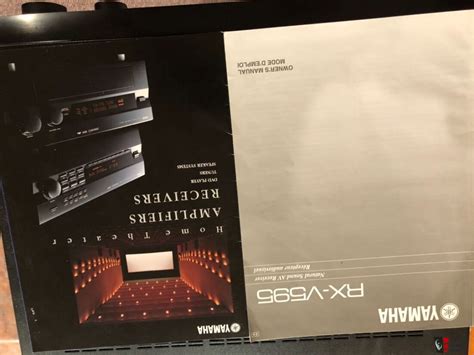 Rx V595 Dolby Digital Home Theatre Receiver Photo 3412927 Uk Audio Mart