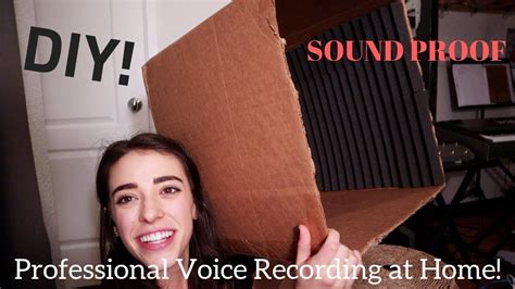 How To Make A Sound Proof Box For Recording Your Voice Youtube
