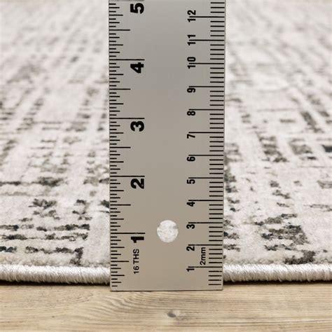 Archer Lane Dorset 2 X 8 Ivory Indoor Geometric Industrial Runner Rug