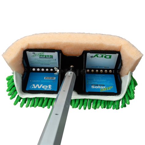 Wet Or Waterless Solar Mop Solar Panel Cleaning Solution