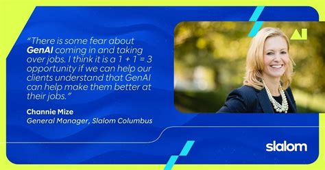 How Slalom Columbus Uses Generative Ai Avery Green Posted On The Topic Linkedin