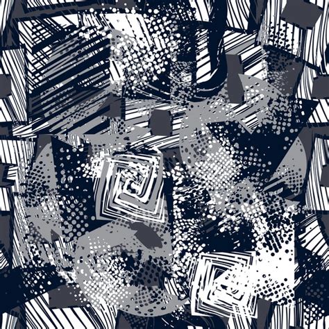 6 Thousand Boys Pattern Seamless Monochrome Pattern Royalty Free