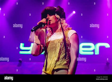 Yaeger Singer Performs On Stage At The Roundhouse On February 21st 2024 In London England
